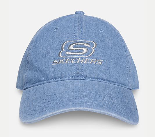 Denim Triple S Baseball Hat | Blå kasket - Køb online her – Skechers.dk