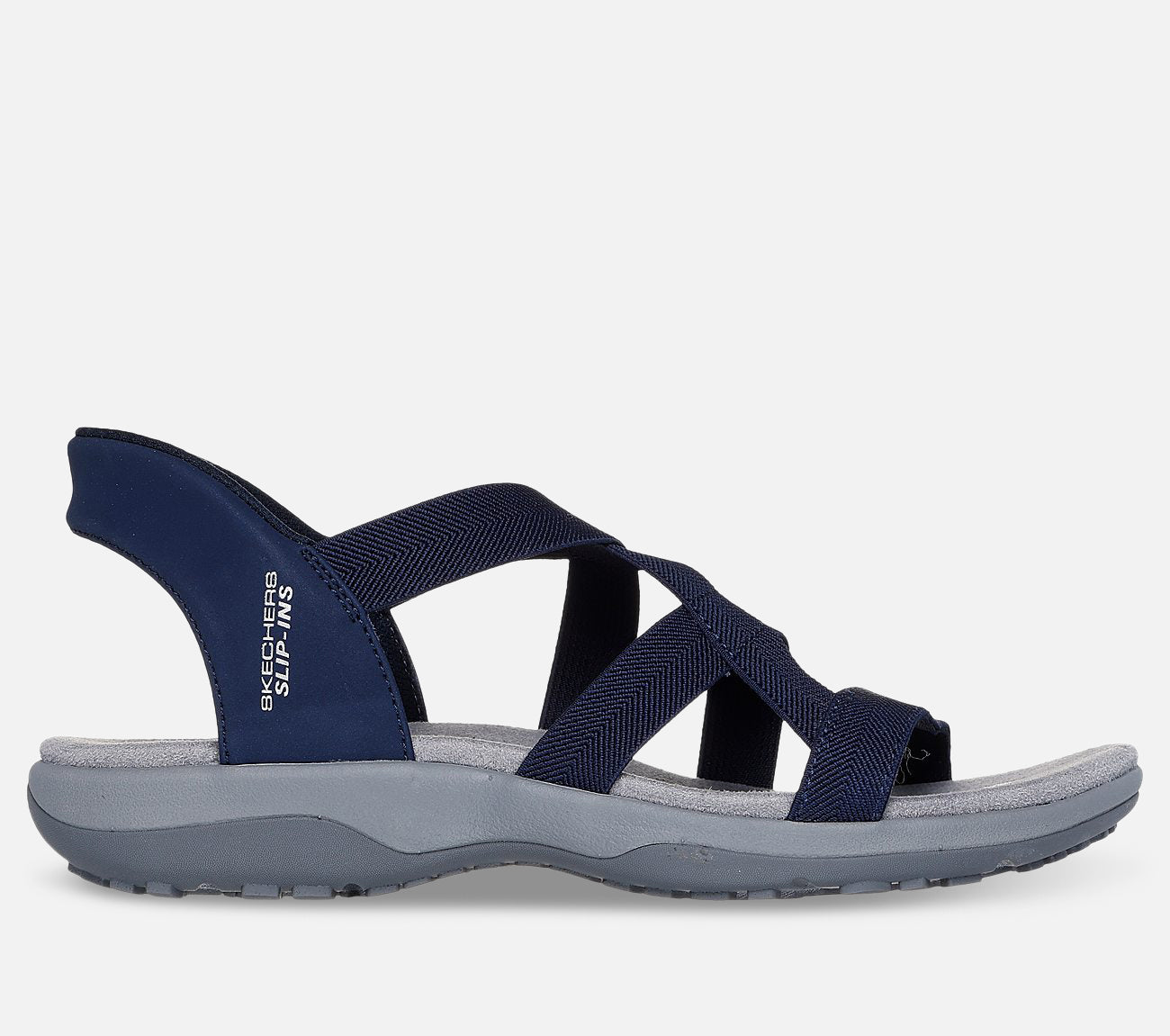 Slip-ins Reggae Slim Flex sandal | Marineblå dame - Køb her – Skechers.dk