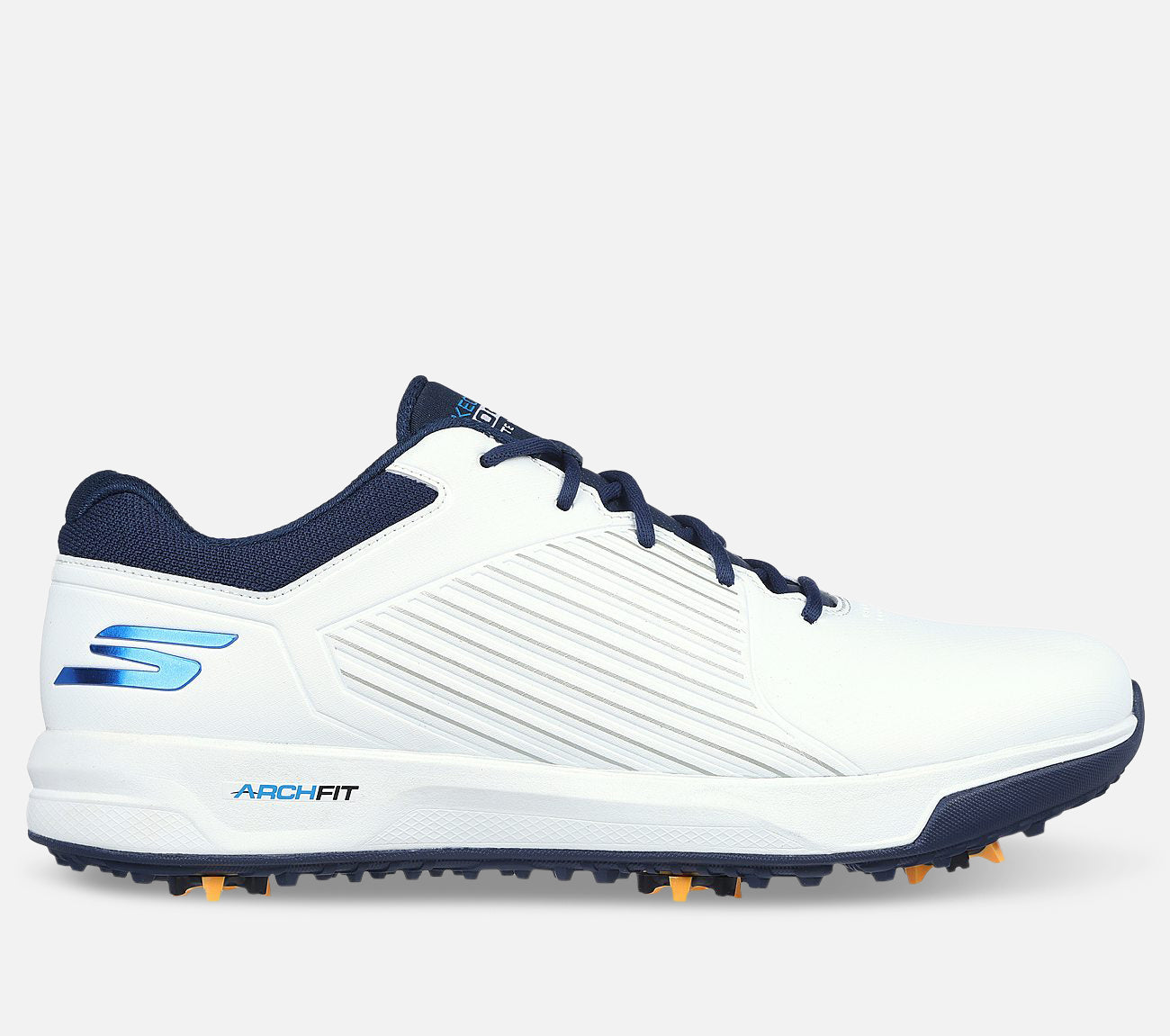GO GOLF Arch Fit Vortex | Hvid/blå herre golfsko - Køb her – Skechers.dk