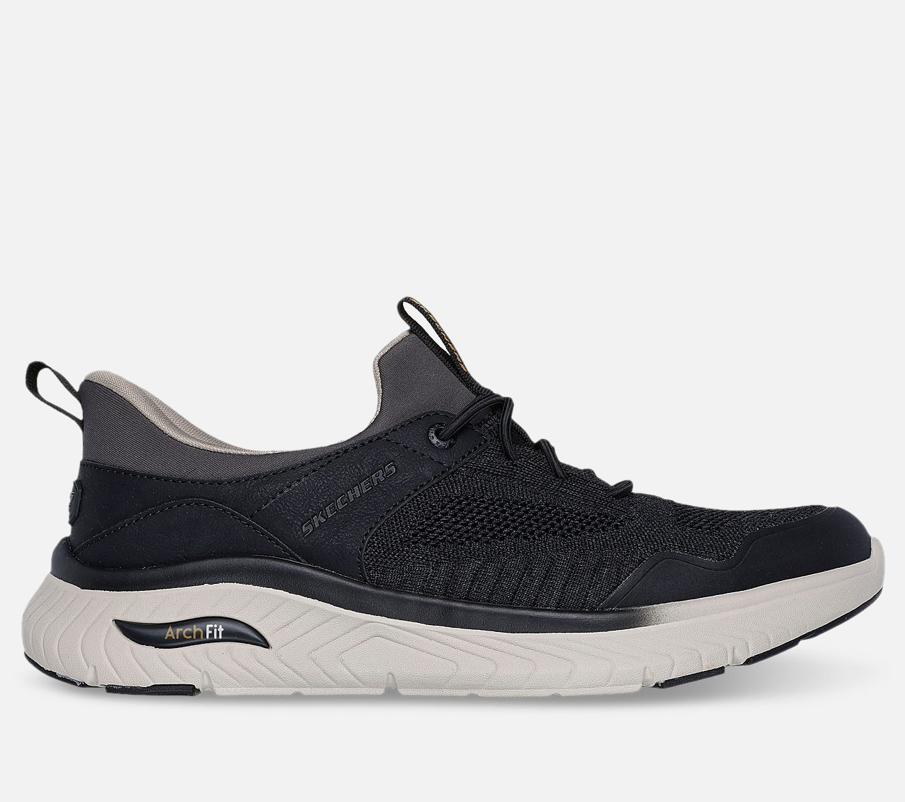 Arch Fit Crosser Emeric | Sort slip-ins til herre - Køb her – Skechers.dk