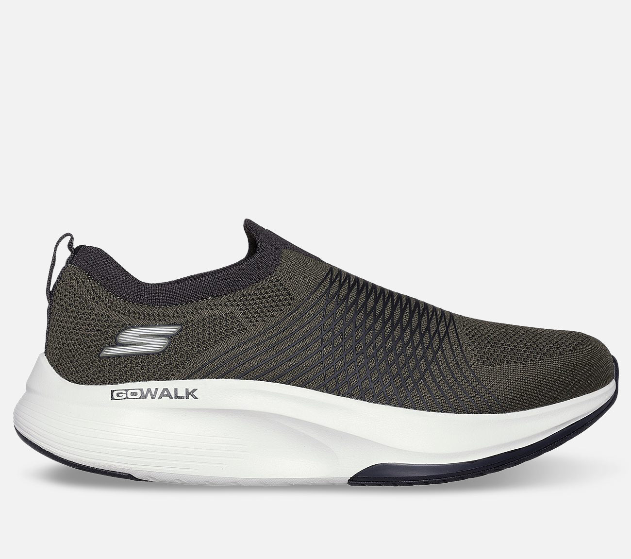 GO WALK Max Walker | Olivengrøn herresko - Køb online her – Skechers.dk