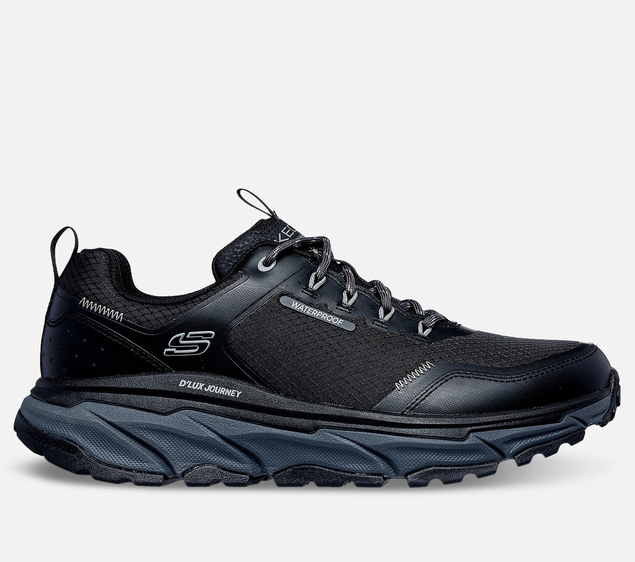 Relaxed Fit D'Lux Journey | Sort vandtæt herresko - Køb her – Skechers.dk