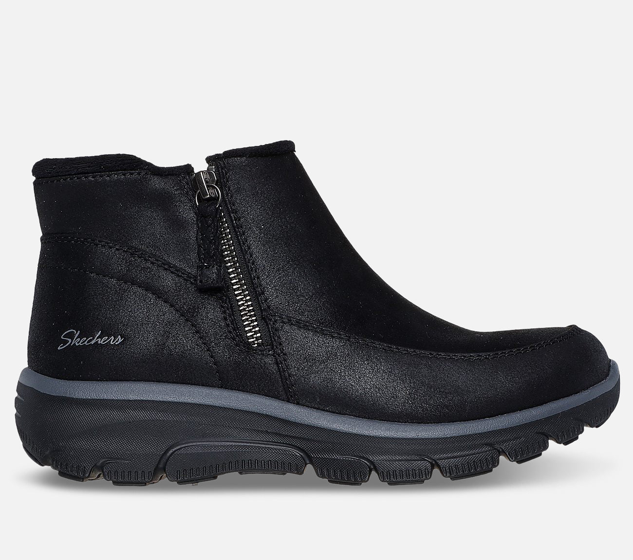 Easy Going - Into Fall | Sort dame ankelstøvle - Køb online – Skechers.dk