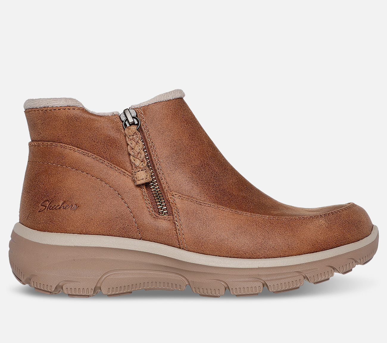 Relaxed Fit Easy Going | Brun dame støvle - Køb online her – Skechers.dk